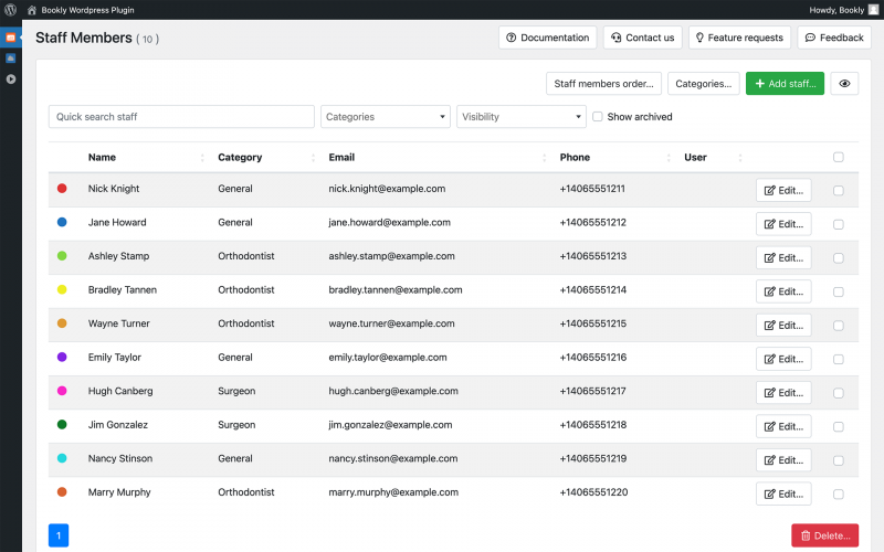 Screenshots - Bookly – Appointment Booking and Scheduling Software System