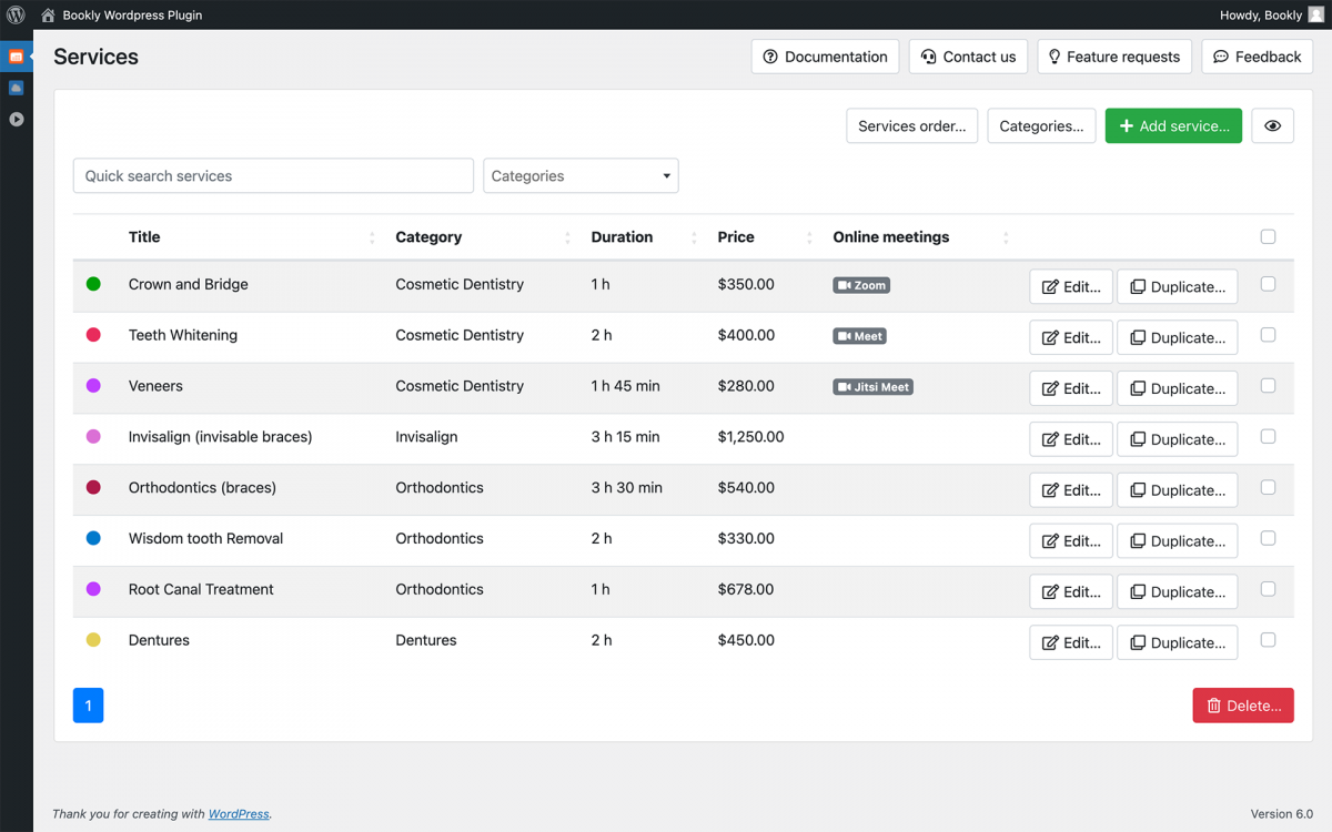 Screenshots - Bookly – Appointment Booking and Scheduling Software System