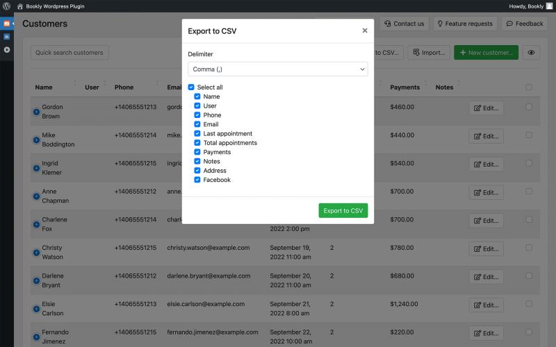 Screenshots - Bookly – Appointment Booking and Scheduling Software System